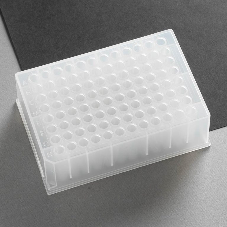 96 Well, 1 ml, Round, U-Bottom Deep Well Plate - Porvair Sciences