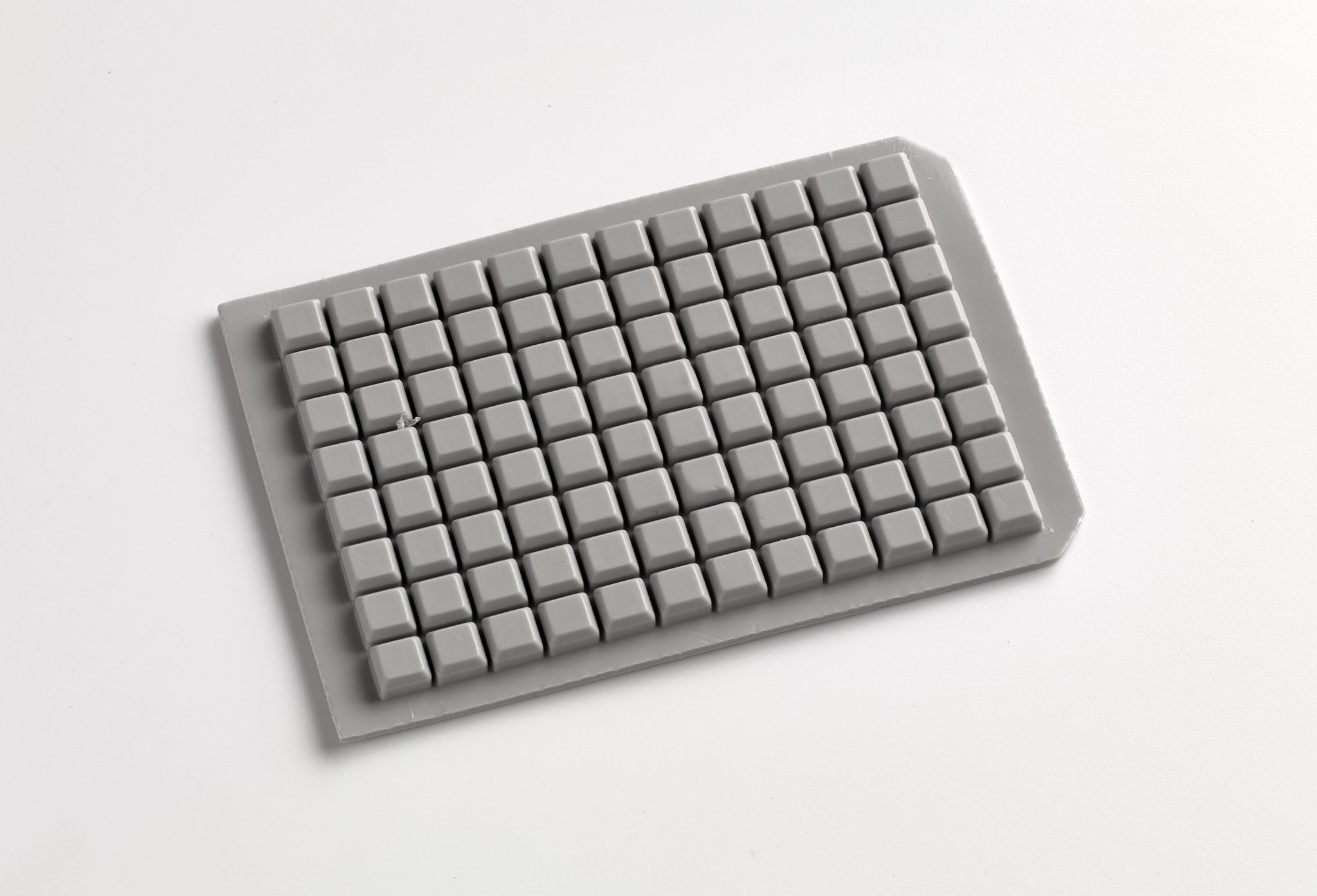 PTFE/Silicone 96 cap mat for square well plates - Porvair Sciences
